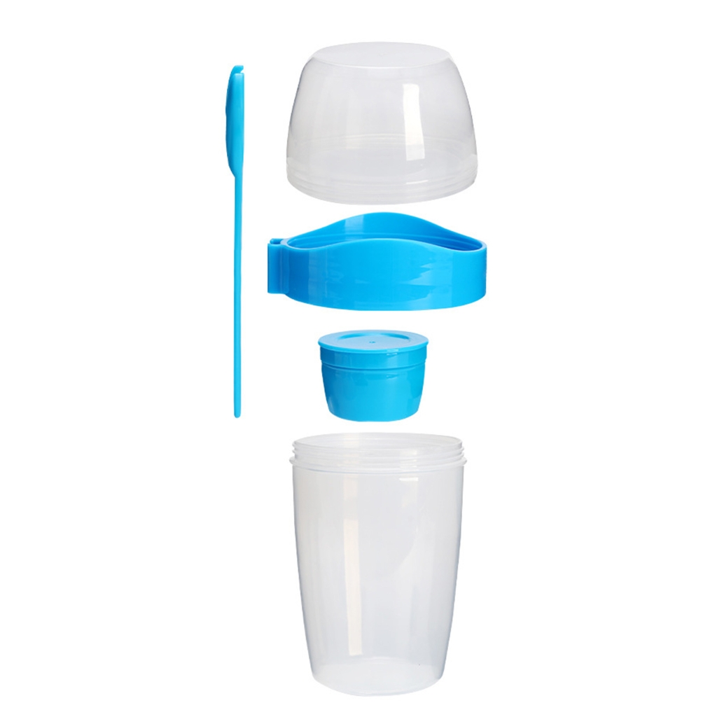 Tizuqe Dip Box Salad Cup Portable Salad Cup Double Oatmeal Cup Yogurt ...