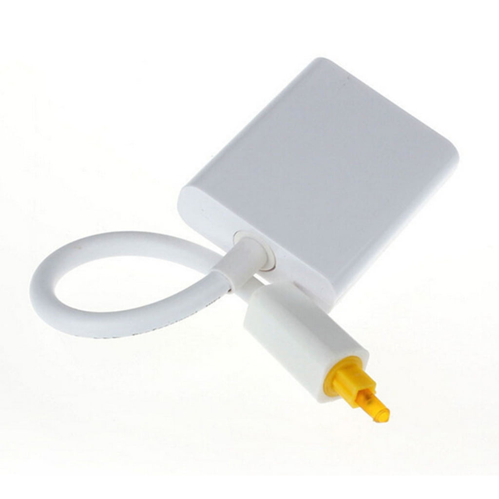 Tizuqe Double Port Digital Optical Sound Splitter Adapter Fiber Optical ...