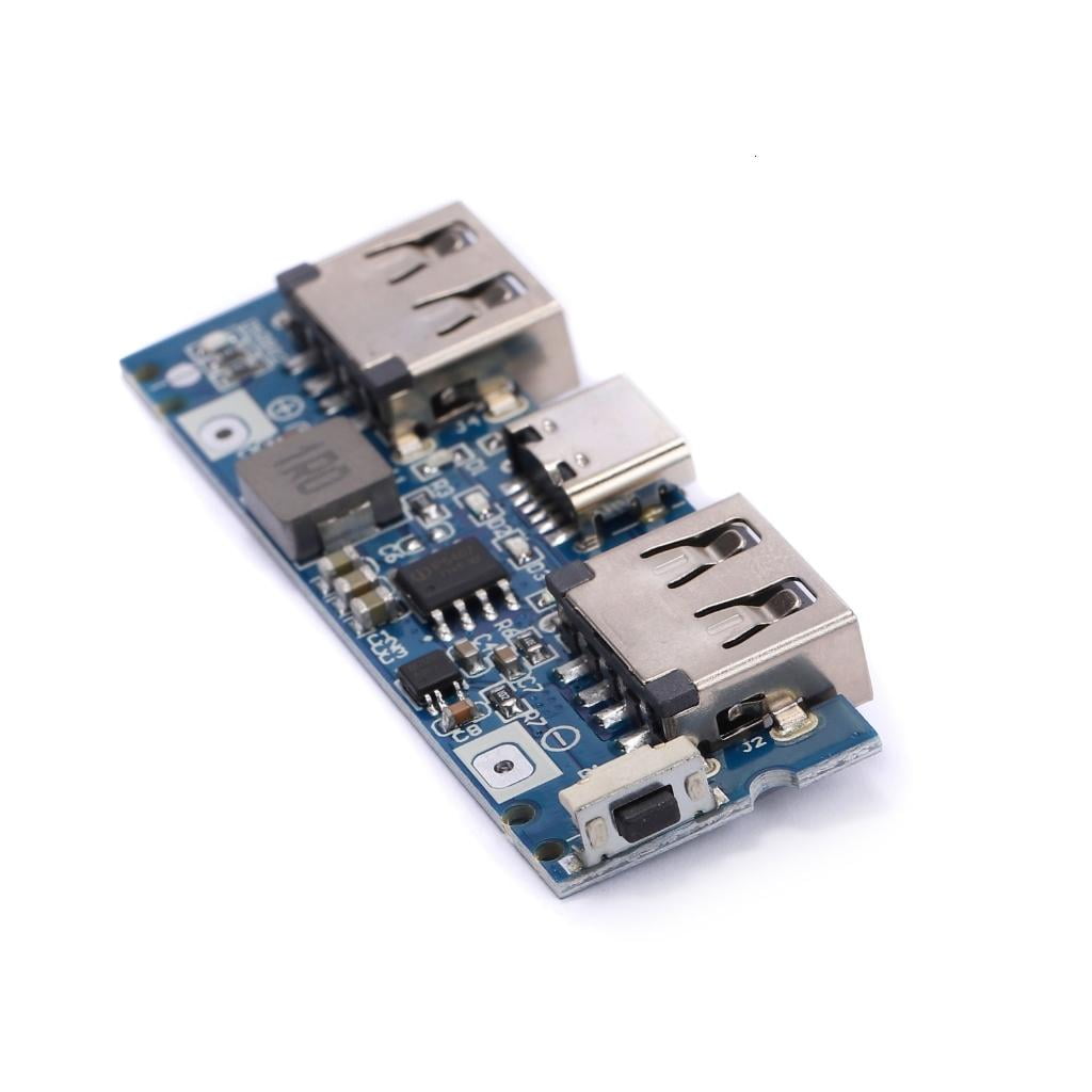 Tizuqe Double USB Mobile Power Boost Module with Type C Charging Port ...