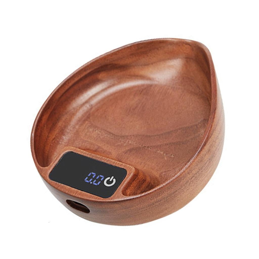 Tizuqe Elegant Kitchen Scale Electric Espresso Scale Wood Texture ...