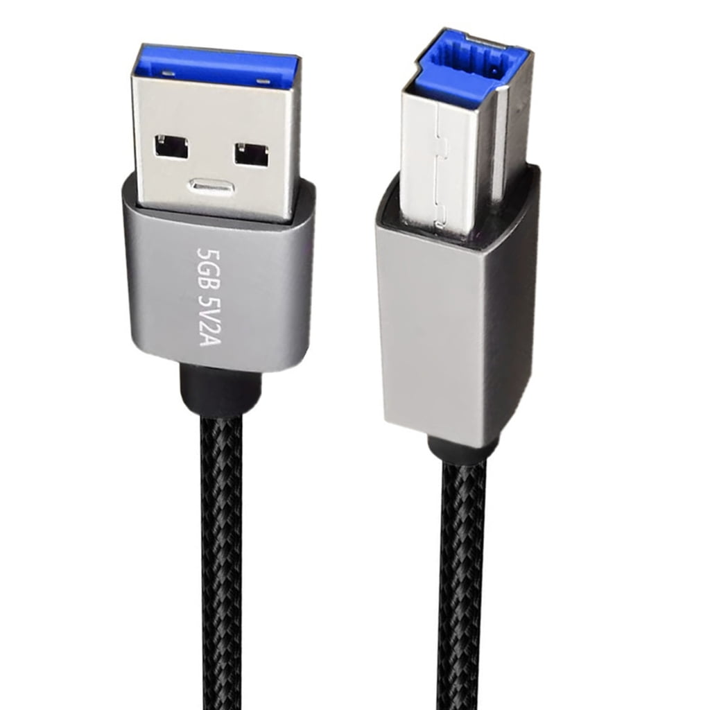 Tizuqe Fast USB3.0 Printer Cable AM to BM Improved Speed Data Cable ...
