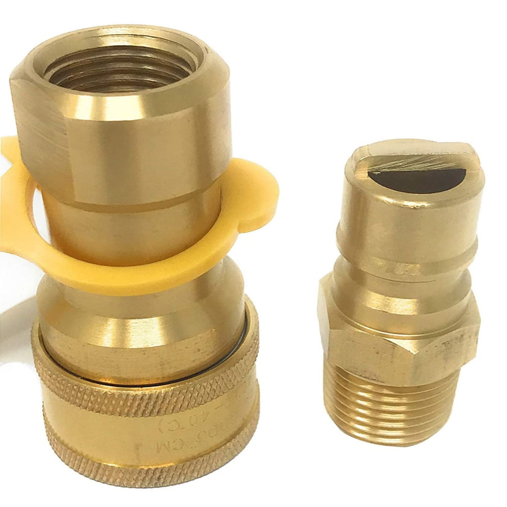 Tizuqe Female and Male Connectors Connecting Adapters Brass Texture for ...