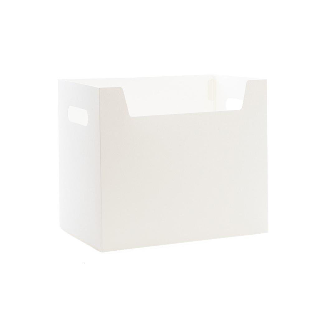 HONCLL File Bin Storage Organizer Basket Container with Handle for Home ...