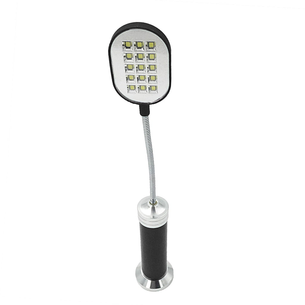 Tizuqe Flexible Magnetic Base Computer Table Working Light Lamp 15 LED ...