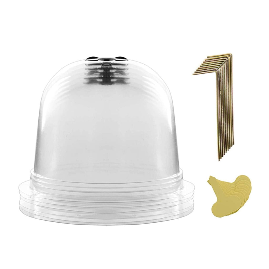 Tizuqe Garden Cloche Clear Bells Covers Freeze Protections Humidity ... Tizuqe Garden Cloche Clear Bells Covers Freeze Protections Humidity ...