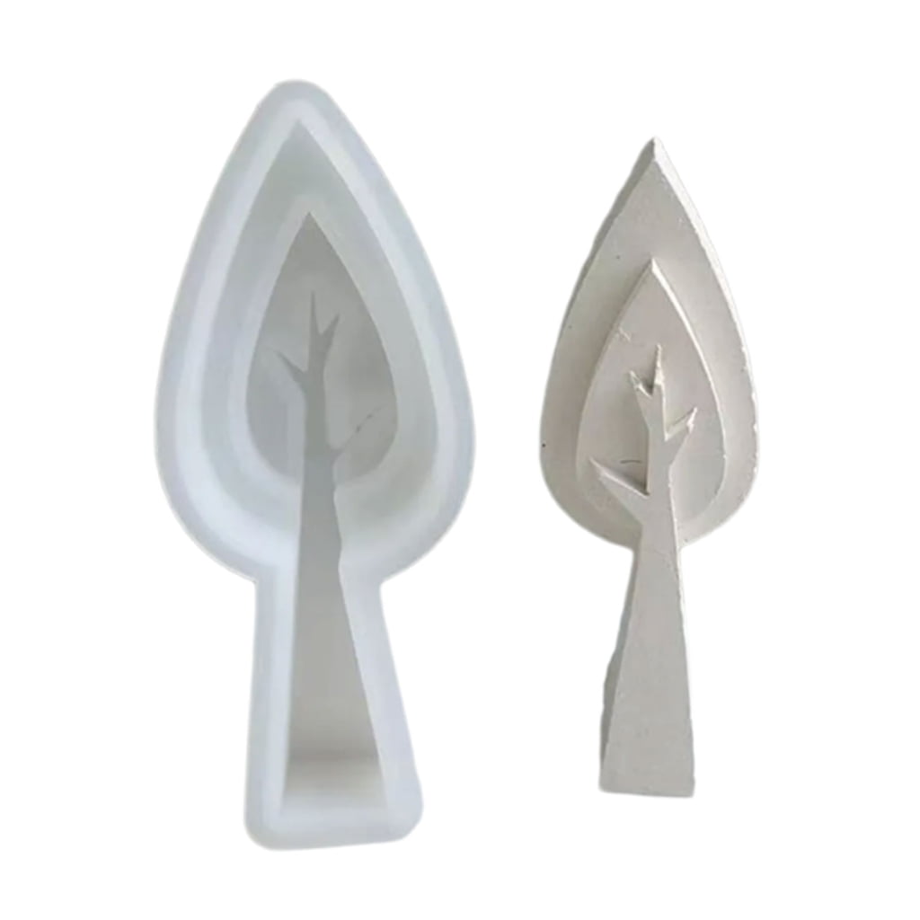 Tizuqe Small Trees Silicone Mould 3D Tree Candle Mould DIY Aromatherapy ...