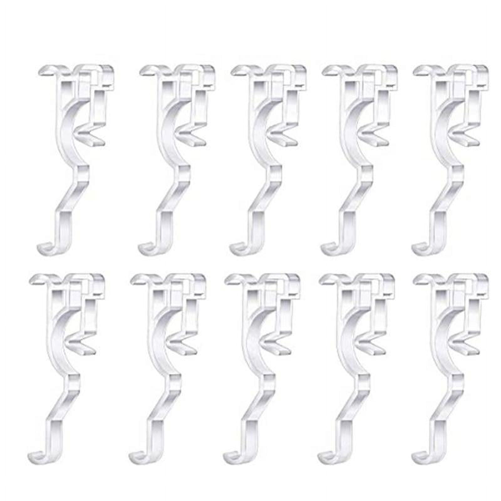 Tizuqe Horizontal Blind Clips 2.5 Inch 10Pcs Plastic Clear Valance ...