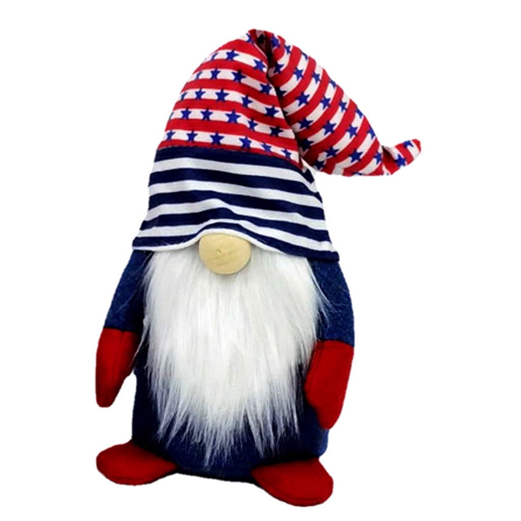 Tizuqe Independence Day Gnome Heart Stars Patriotic Tomte 4th of July ...
