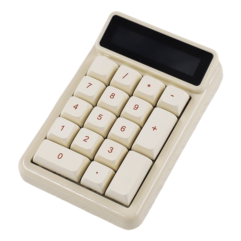 Tizuqe KM17 Ergonomic Numeric Keypad with Auto Sleep 17Keys Mechanical ...