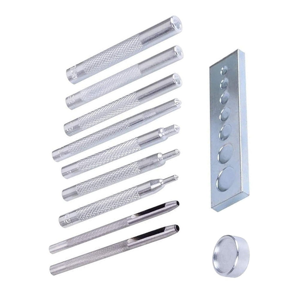 Tizuqe Metal Snap Fastener Fixing Setting Tool Set Snap Fastener ...