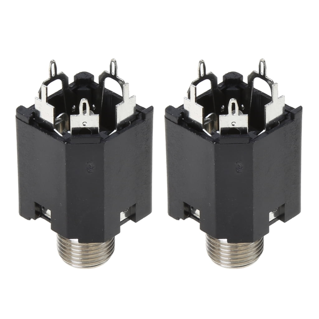 Tizuqe Microphone Socket Female Socket 5-pin In-line Vertical ...