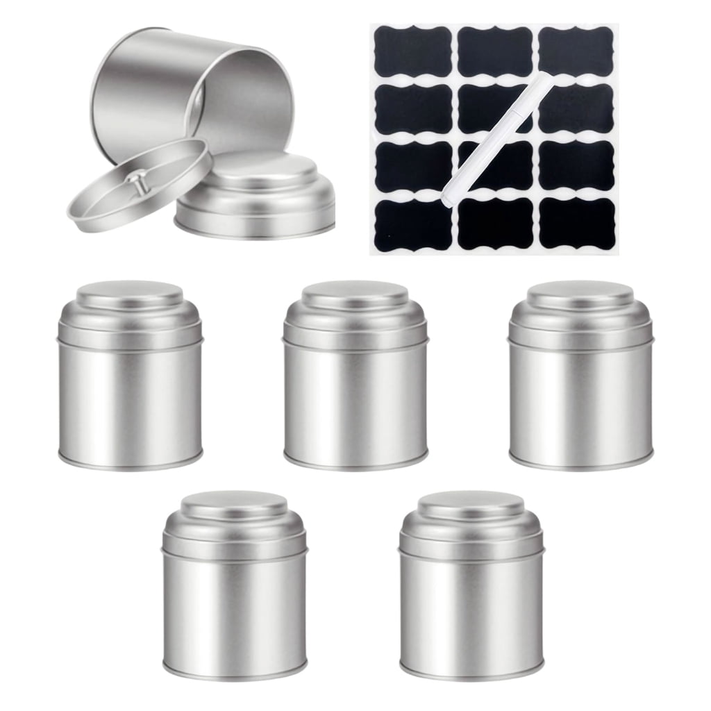 Tizuqe Modern Loose Leaf Teas Tin Canister Double Layer Seal Metal ...