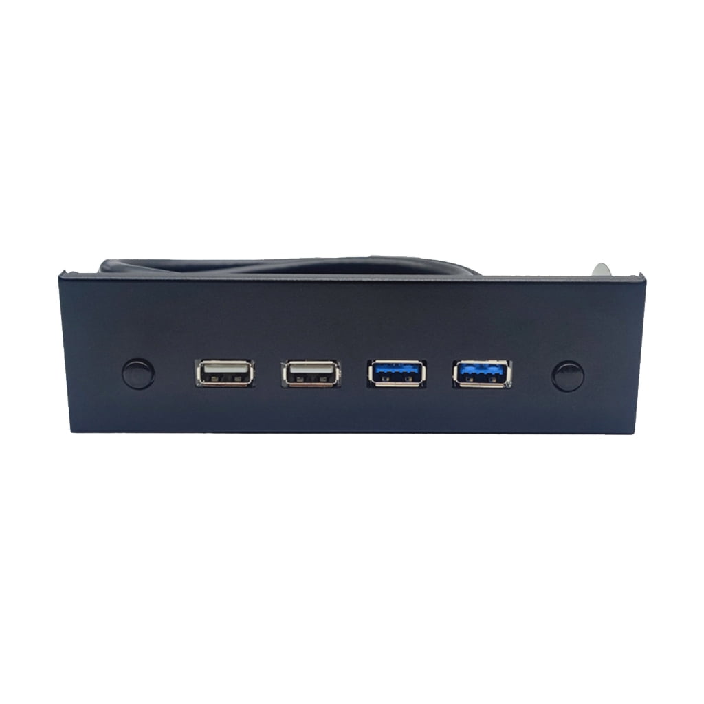 Tizuqe USB 3.0 Front Panel for Desktop 5.25" CD-ROM Drive Bay USB3.0/3 ...