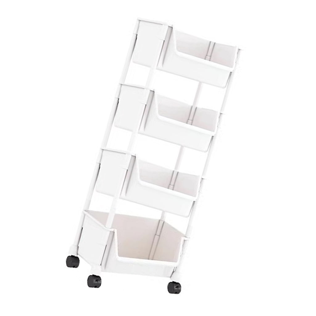 Tizuqe Multi Purpose Narrow Storage Shelf Space Efficient Movable ...