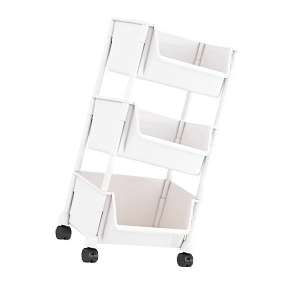 Tizuqe Multi Purpose Narrow Storage Shelf Space Efficient Movable ...