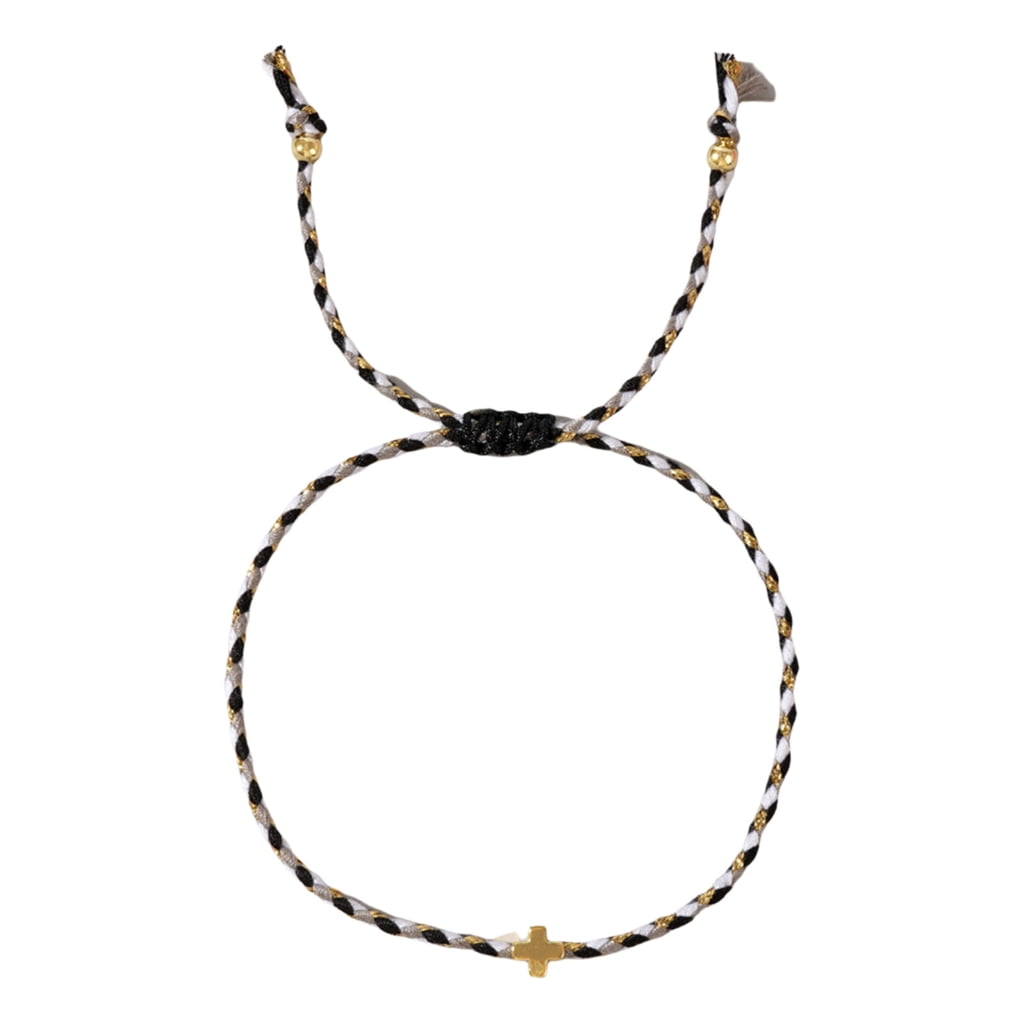 Tizuqe Multipurpose Bohemian Retro Styles Cotton Rope Crosses Bracelet ...