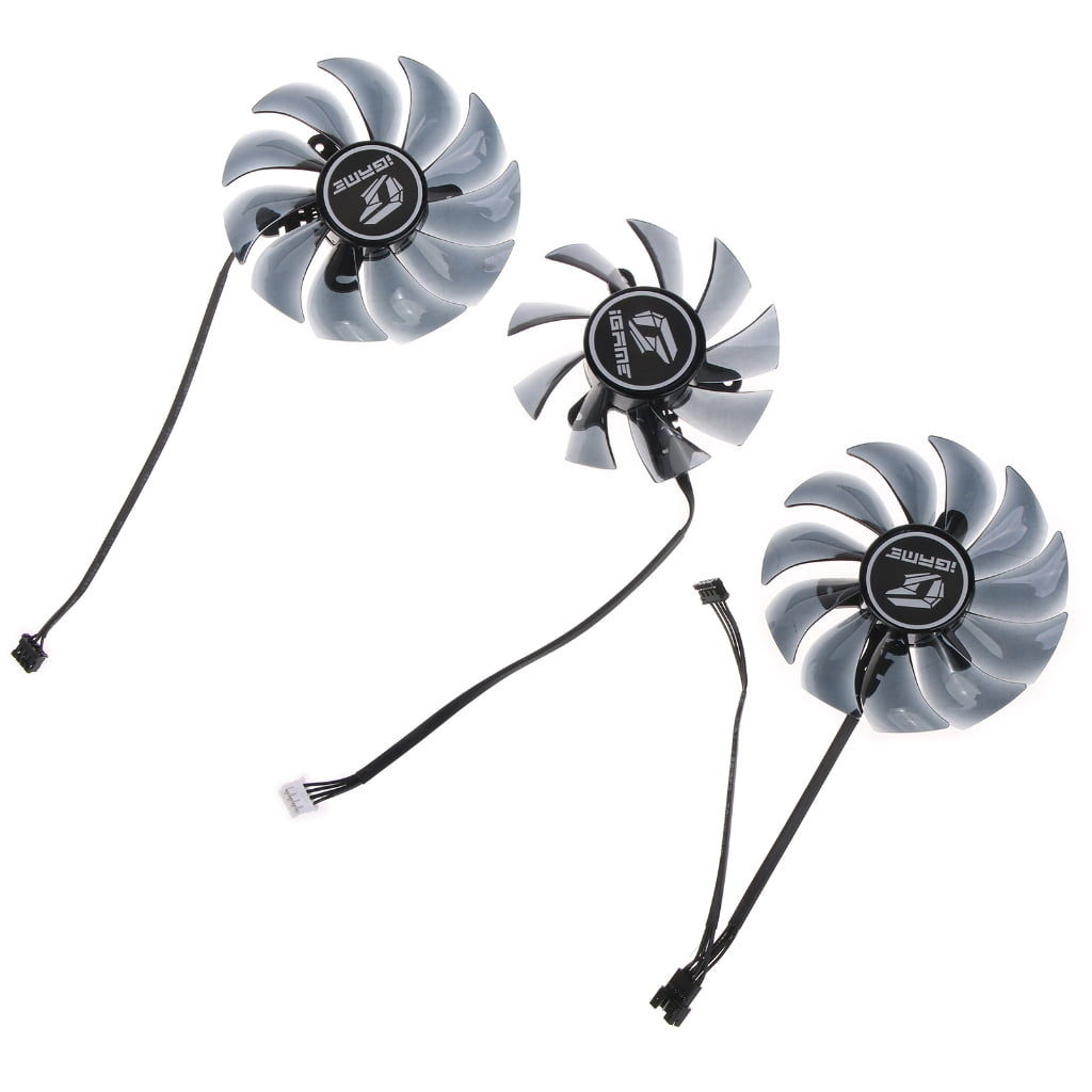 Tizuqe New 89/75mm GPU Cooler Fan 4Pin 12V Cooling Fan for Colorful RTX ...