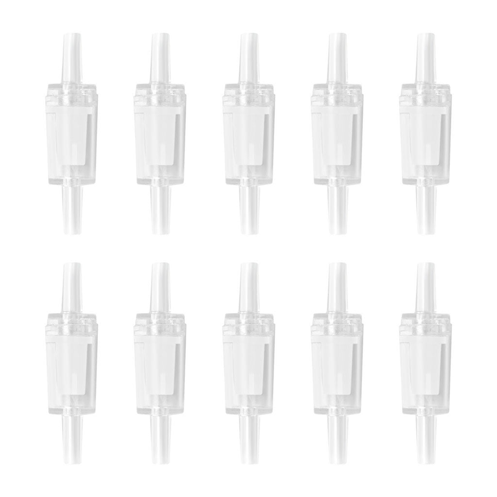 Tizuqe One Way Check for Valve 4mm Stomatal Diameter Air Pump Plastic ...