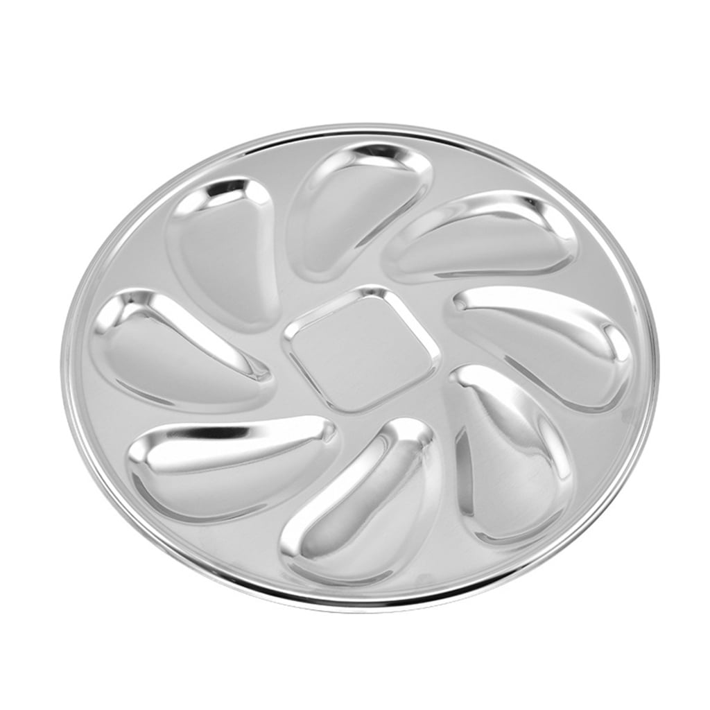 Tizuqe Oysters Plate Round Shellfish Seafood Tray Perfect for Serving ...