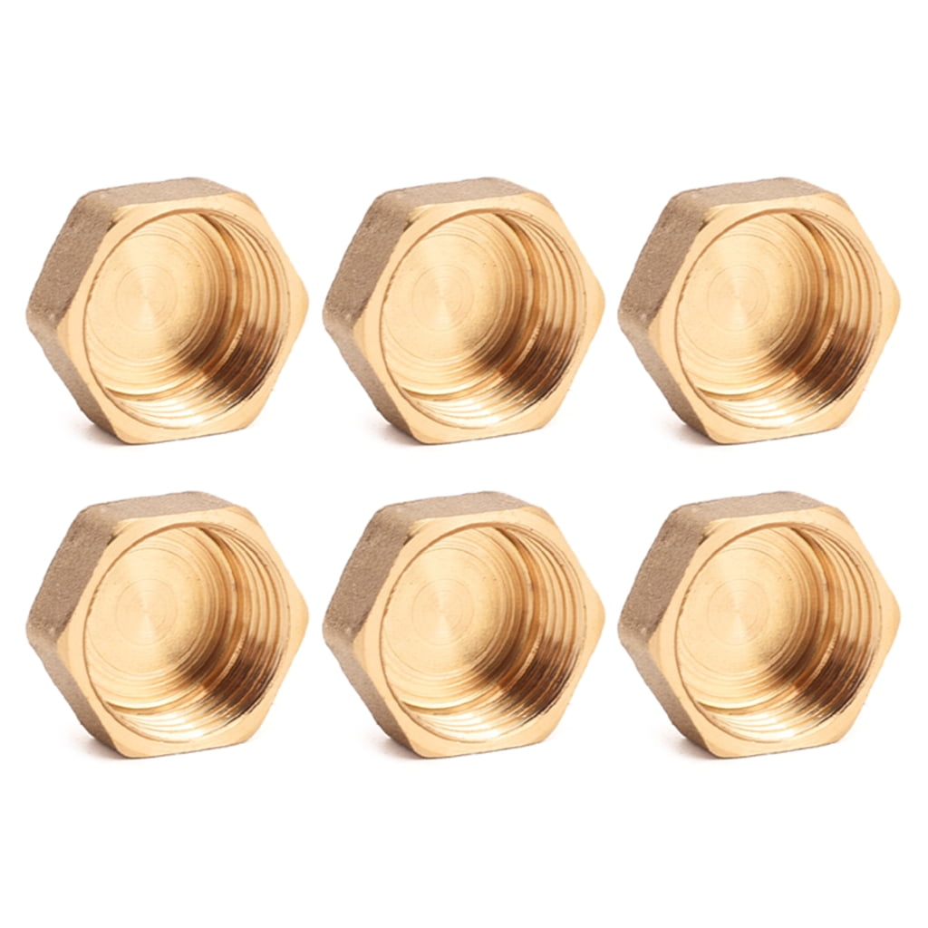 Tizuqe 6pcs/set Inner Threaded Pipe End Cover set Threaded Pipe End ...