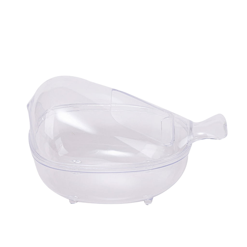 Tizuqe Pet Hamster Potty Sand Bath Large Clear Hamster Sand Bath Cage ...