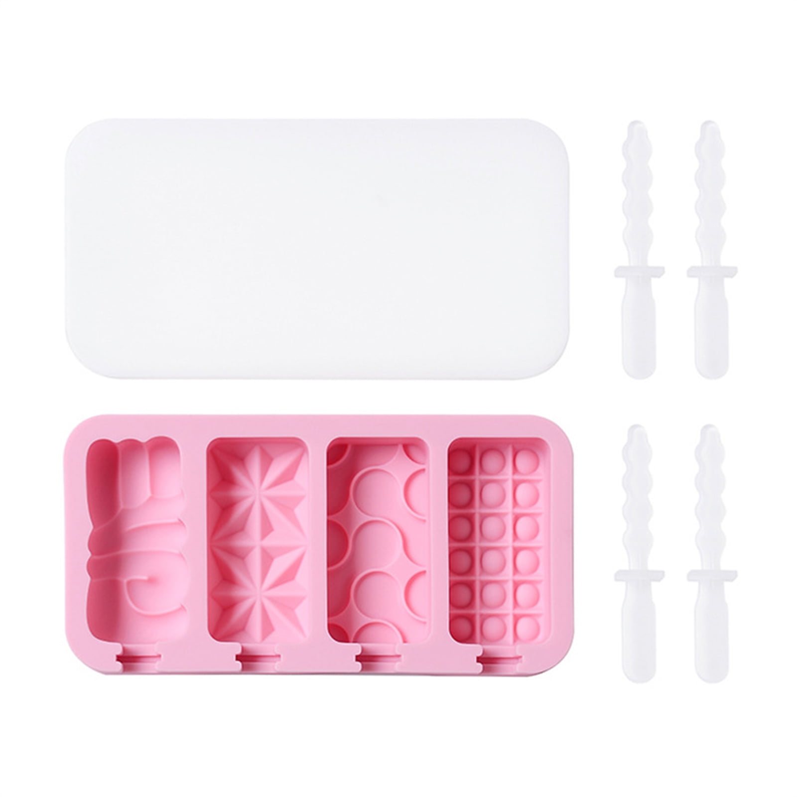 Tizuqe Popsicles Molds with Sticks DIY Popsicles Moulds Home Ice for ...