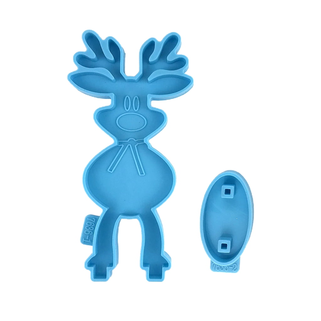Tizuqe Reindeer Silicone Mold Christmas Deer Shape Resin Mould with ...