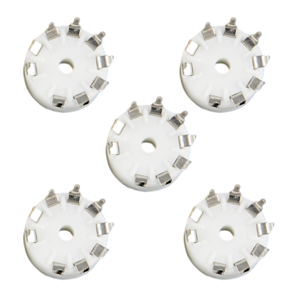 Tizuqe Reliable Ceramic 9Pin B9A PCB Tube Socket for 12AX7,12AT7,12AU7 ...