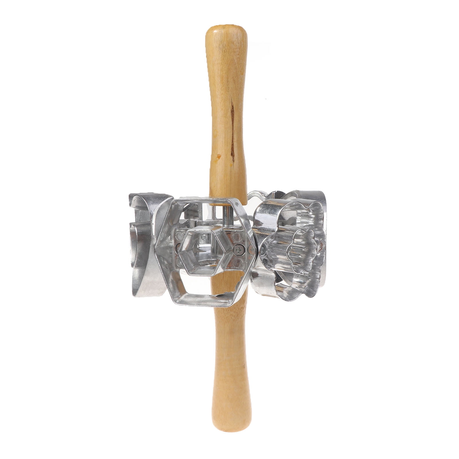 Tizuqe Rolling Donut Cutter Convenient Wooden Handle Revolving Donut ...