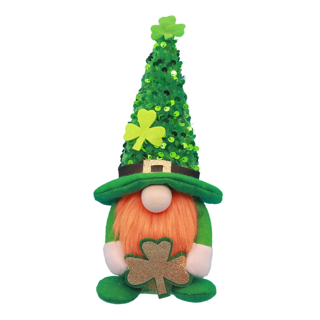 Tizuqe Saint Patricks Day Gnome Plush Doll,Leprechaun Green Tomtes ...