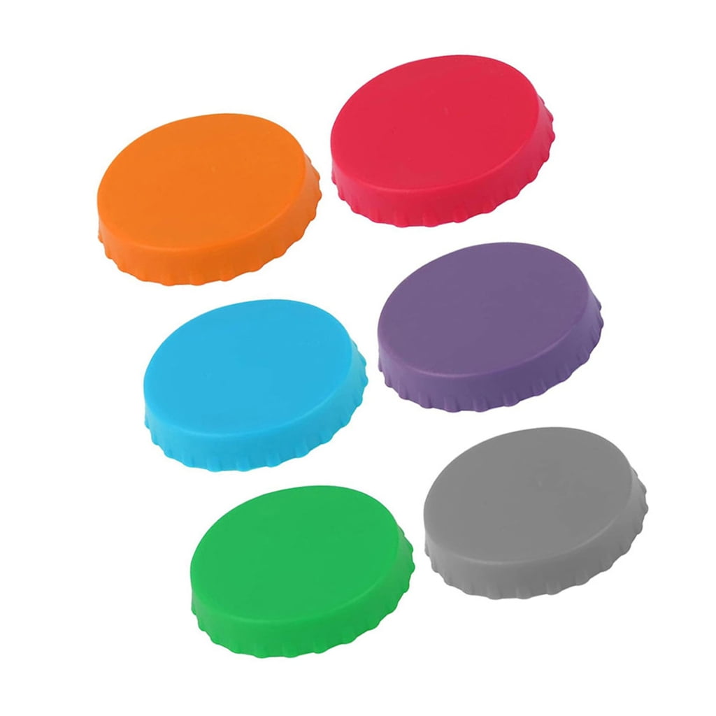 Tizuqe Set of 6 Silicone Can Caps Drink Can Stopper Spill Proof and ...