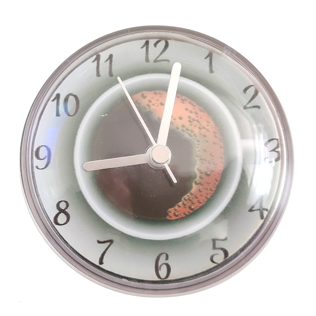 Tizuqe Silents Waterproof Bathroom Clock, Shower Clock, Wall Clock ...