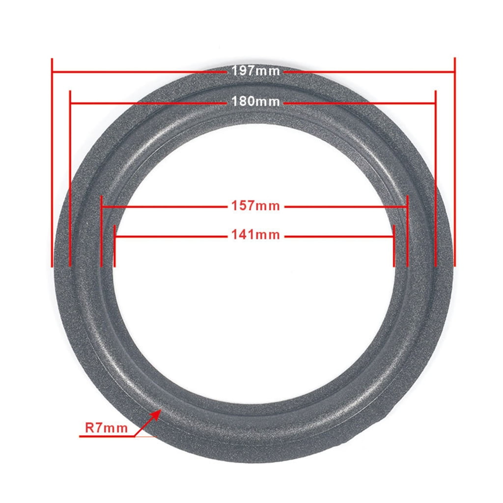 Tizuqe Speaker Foam Surround Speaker Edges Subwoofer Surround Rings for ...