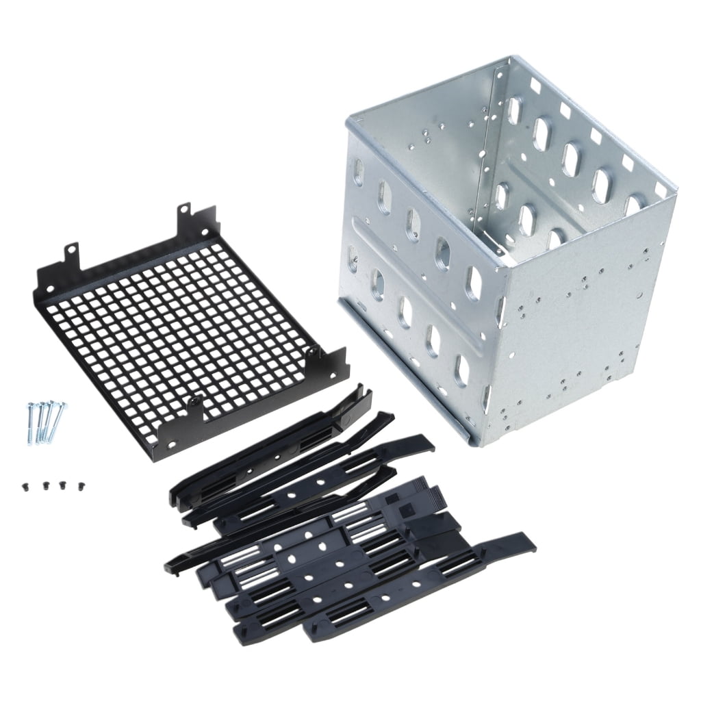 Tizuqe Stainless HDD Cage Hard Drive Support Rack SATA SAS 5x3.5" Hard ...