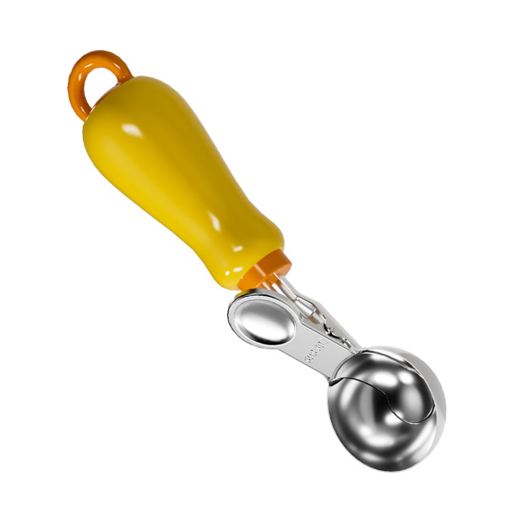 Tizuqe Stainless Steel Dessert Scooper Ergonomic Handle Spring Triggers ...