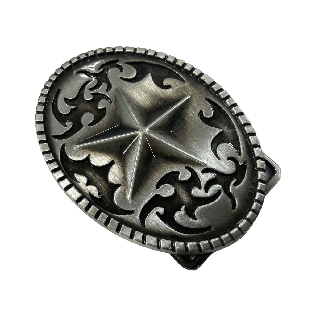 Tizuqe Five-Pointed Star Belt Buckle Cowboy Belt Buckle Birthday Gift ...