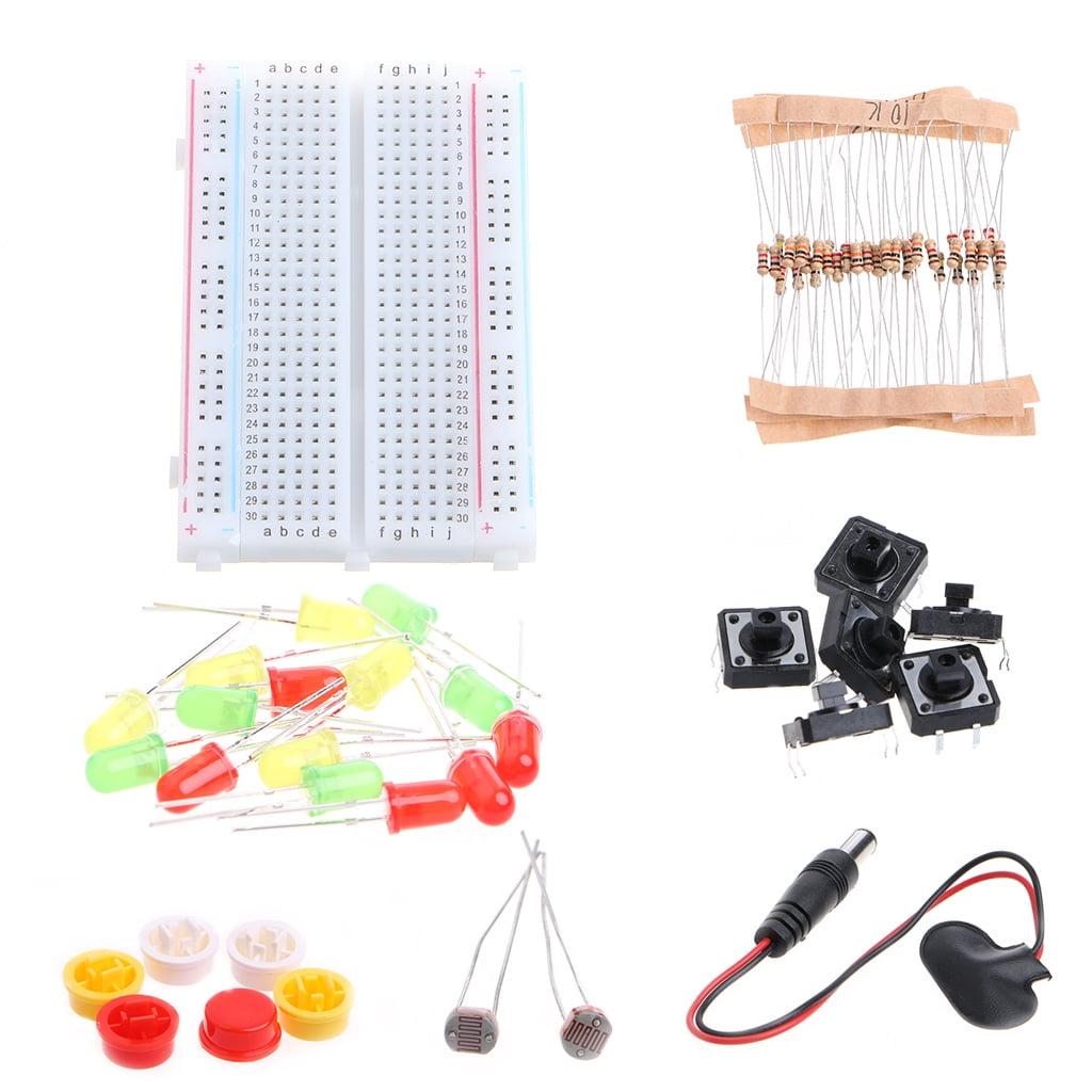 Tizuqe Starter Kit R3 Mini Breadboard LED Jumper Wire Button - Walmart.com