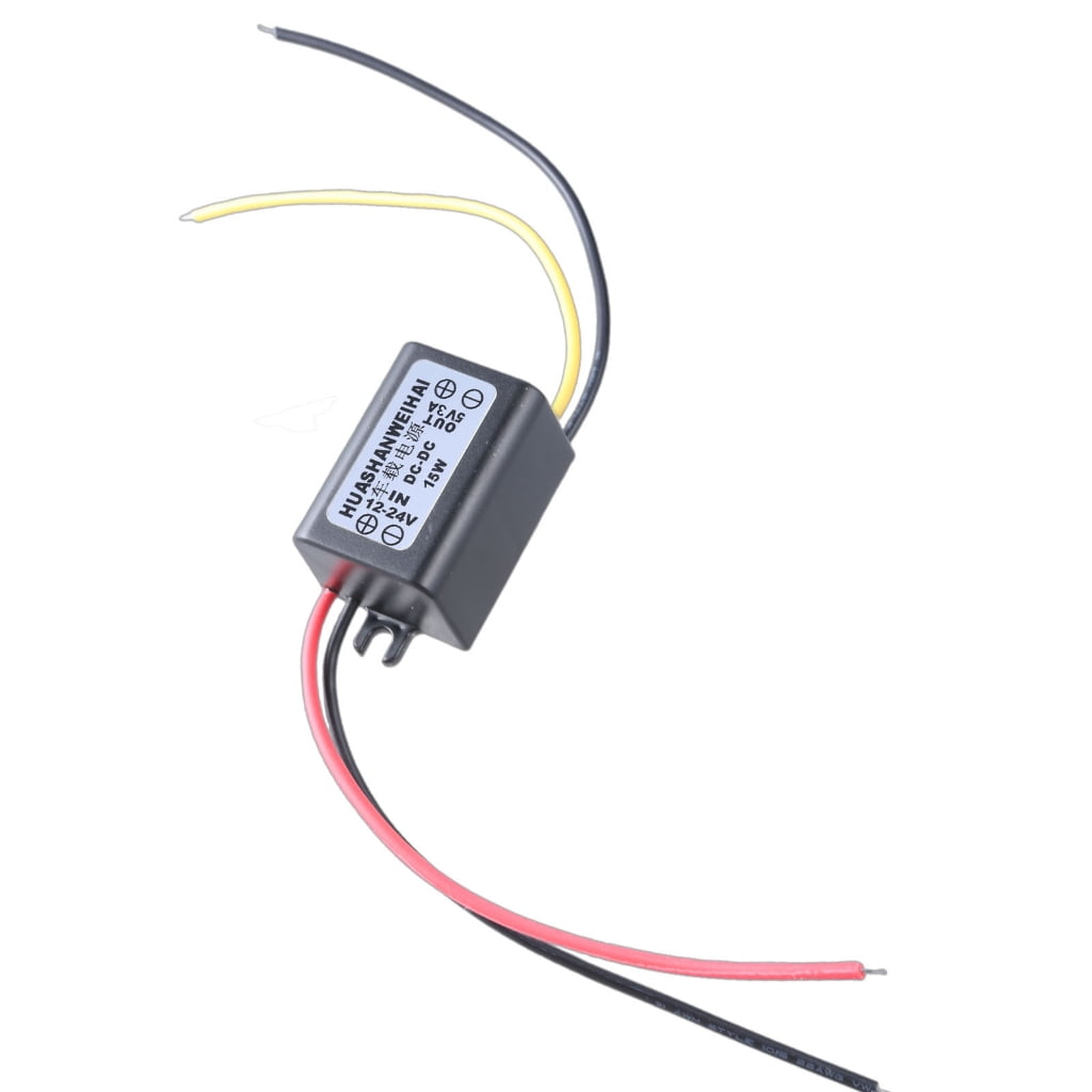 Tizuqe Step Down Converters Module 12V to 5V 3A Regulator for 5V Clock Thermometer - Walmart.com
