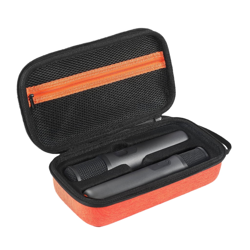 Tizuqe Storage Case Microphone Splashproof Box Portable Double Mic ...