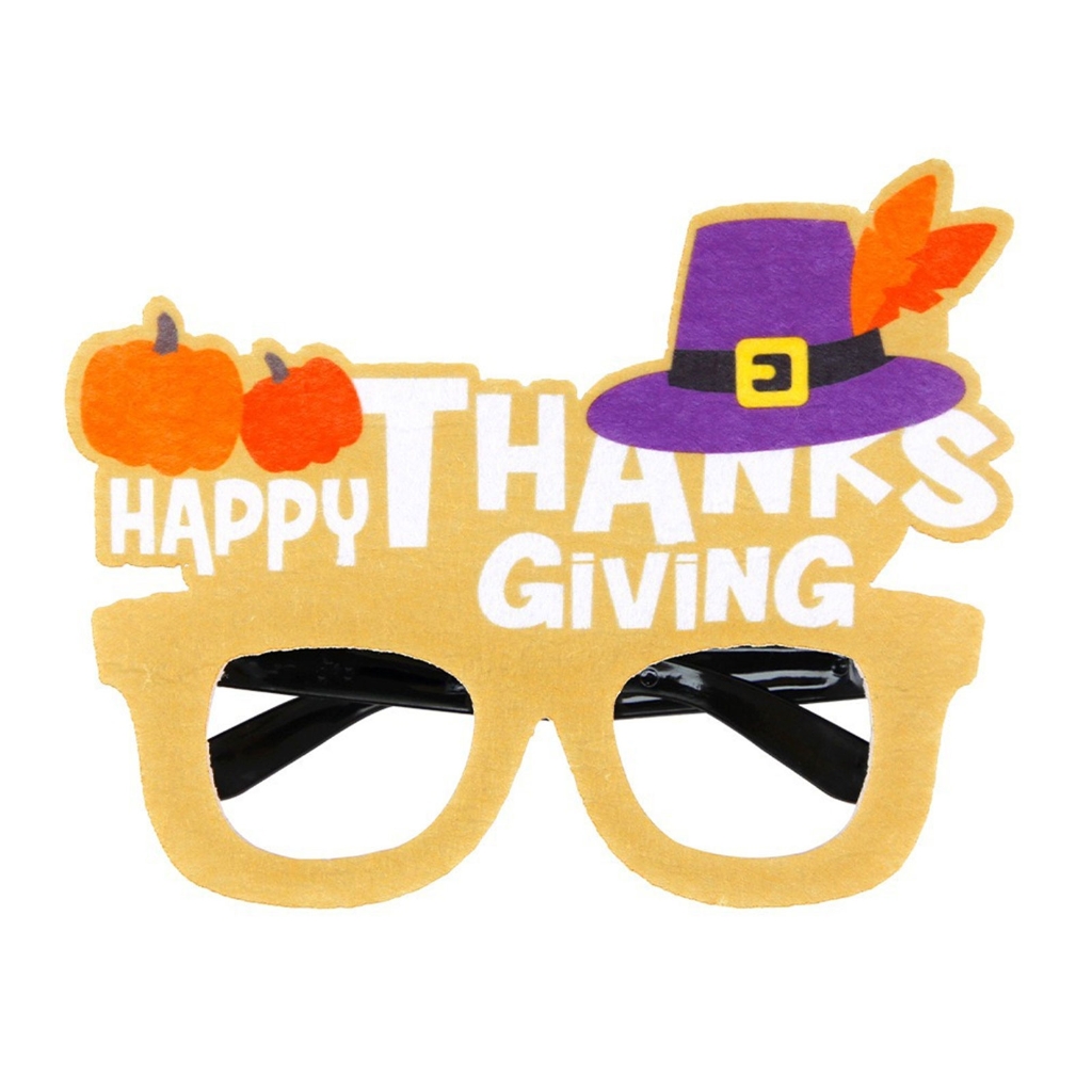 Tizuqe Thanksgiving Glasses Thanksgiving Party Decoration For Festival ...