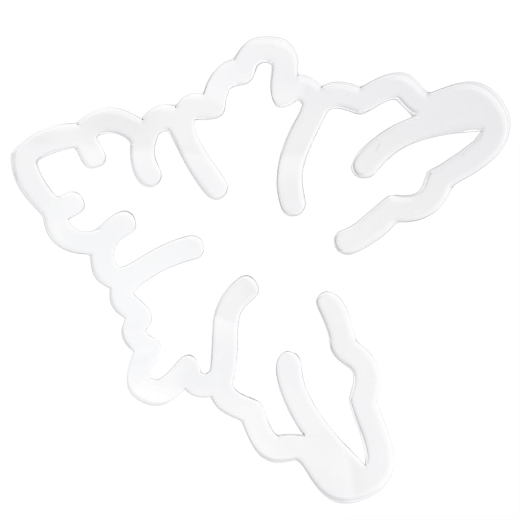 Tizuqe Turtles Shells Bamboo Clamp Set Clear Plastic Plant Stem Support ...