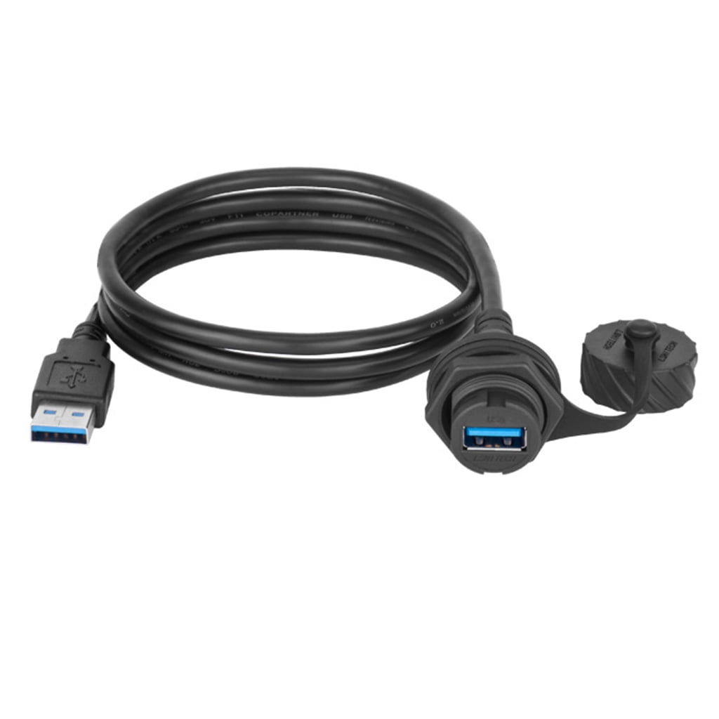 Tizuqe USB 2.0 3.0 Socket Male to Female Extension Cable IP67 ...