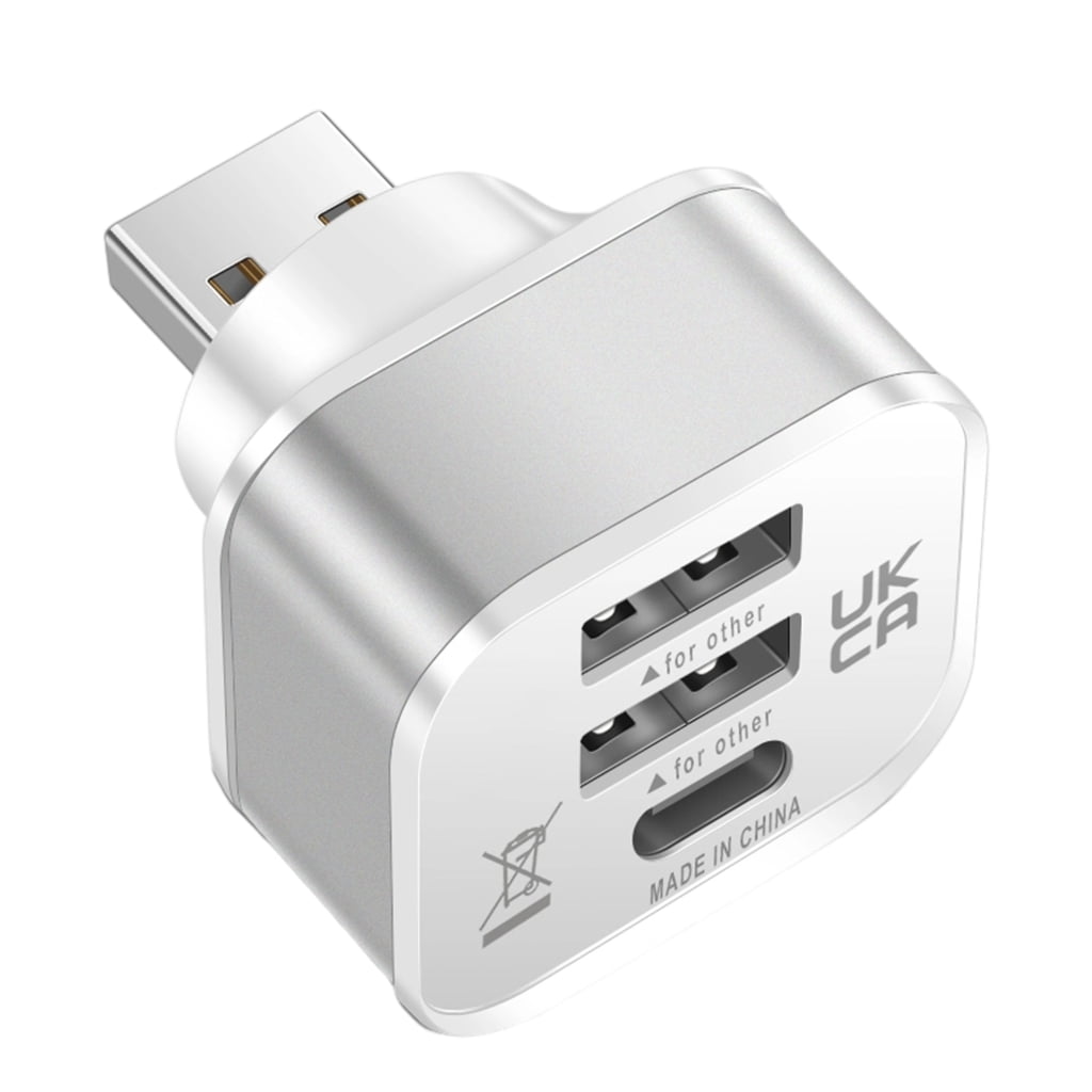 Tizuqe USB Adapter 3 Port USB Extender Quick Charging Multiple USB ...