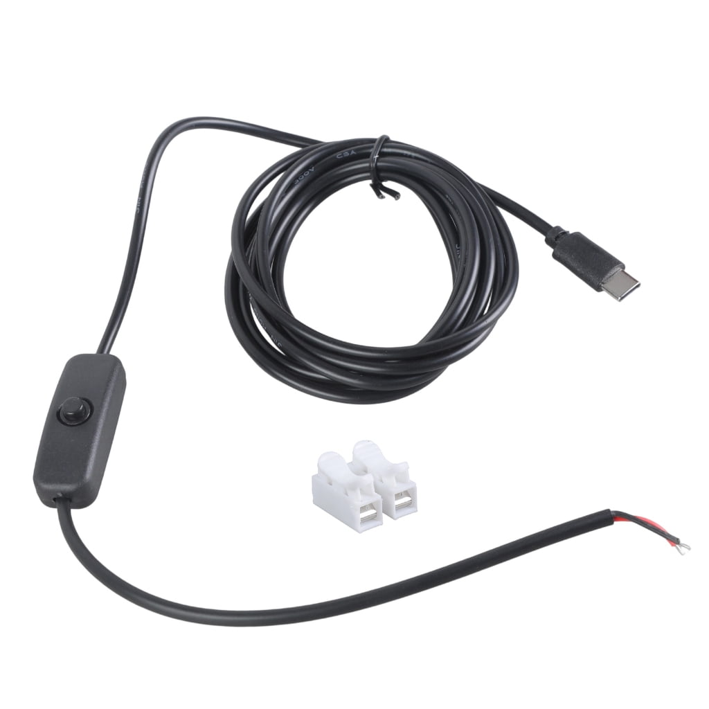 Tizuqe USB CREATE Male To 2 Pin Bare Wire Power Cable With Change For ...