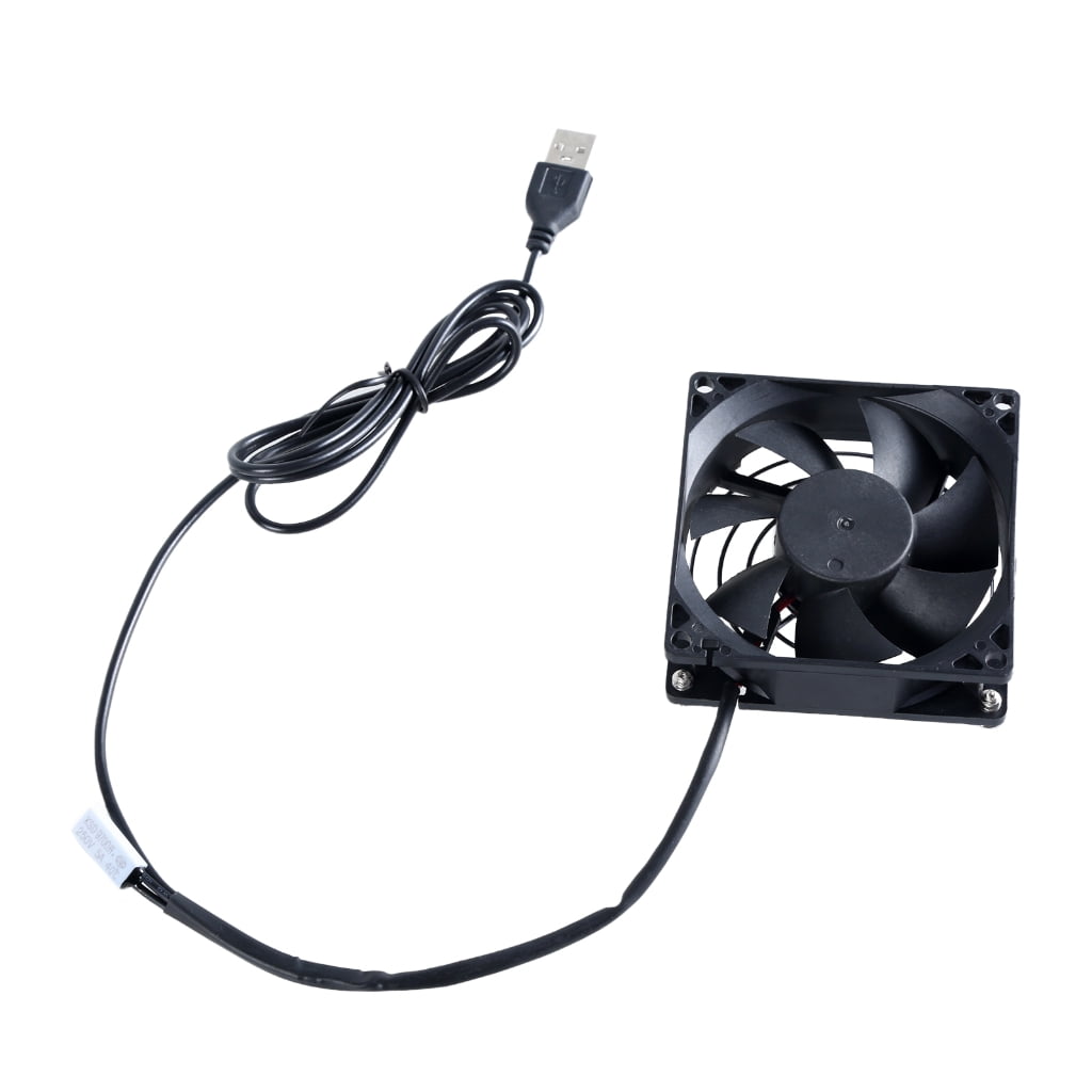 Tizuqe USB Powered Cooling Fan System with Adjustable Thermostat for AV ...