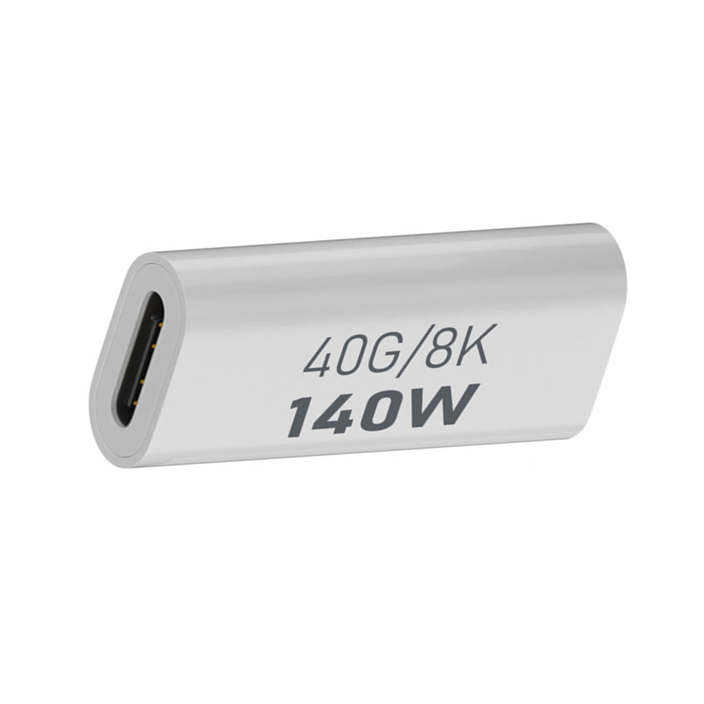 Tizuqe UsbC Type C Adapter 140W 40G Male Female Converter Support Video ...