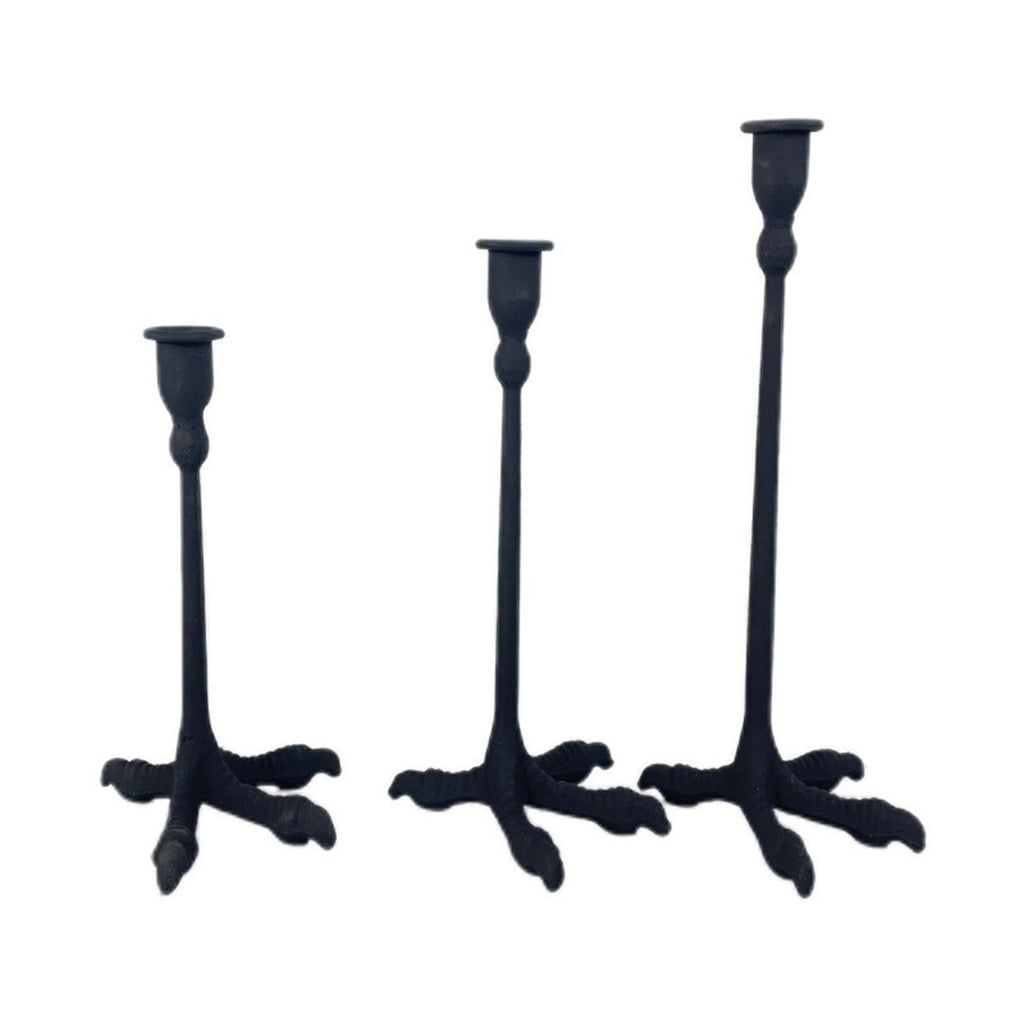Tizuqe Vintages Metal Claws Candlestick Holder Tapers Candle Holder for ...