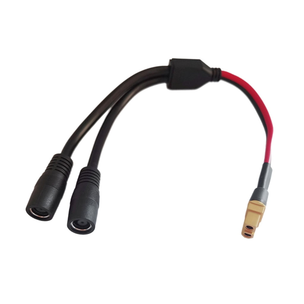 Tizuqe XT60 Female to Double DC8mm 7.9x0.9mm Cable 12AWG Extension for ...