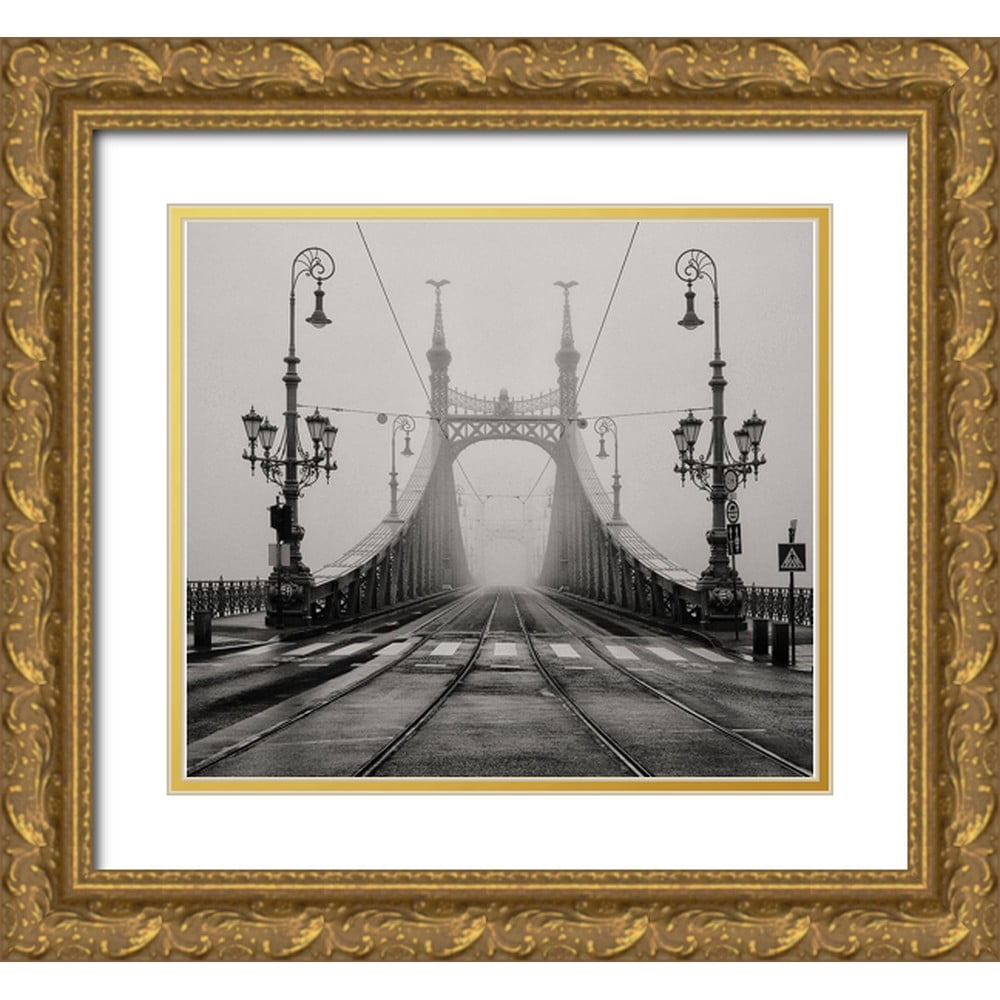 Tjandra, C.S. 16x15 Gold Ornate Wood Framed with Double Matting Museum ...