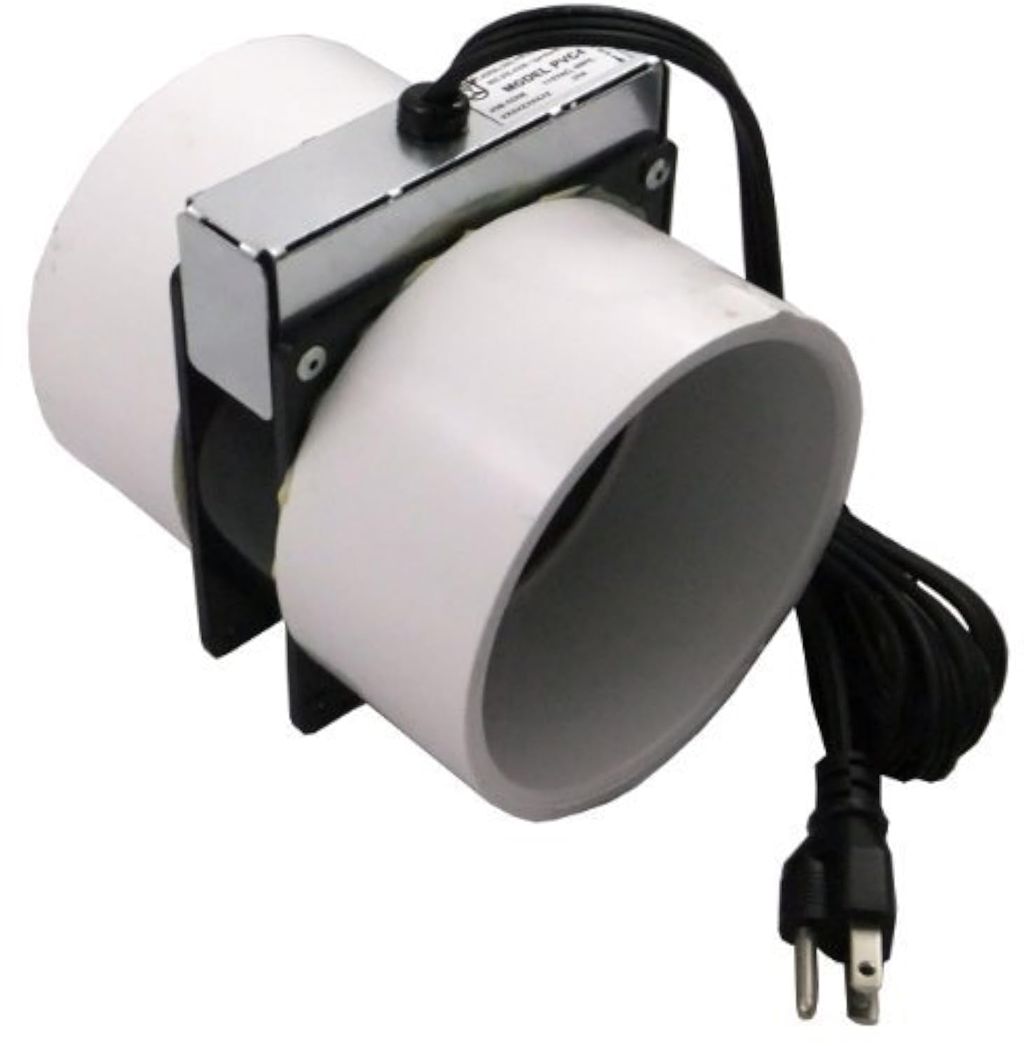 Tjernlund PVC4 Radon Mitigation Fan Model - Exhaust Fan with 6-Ft ...